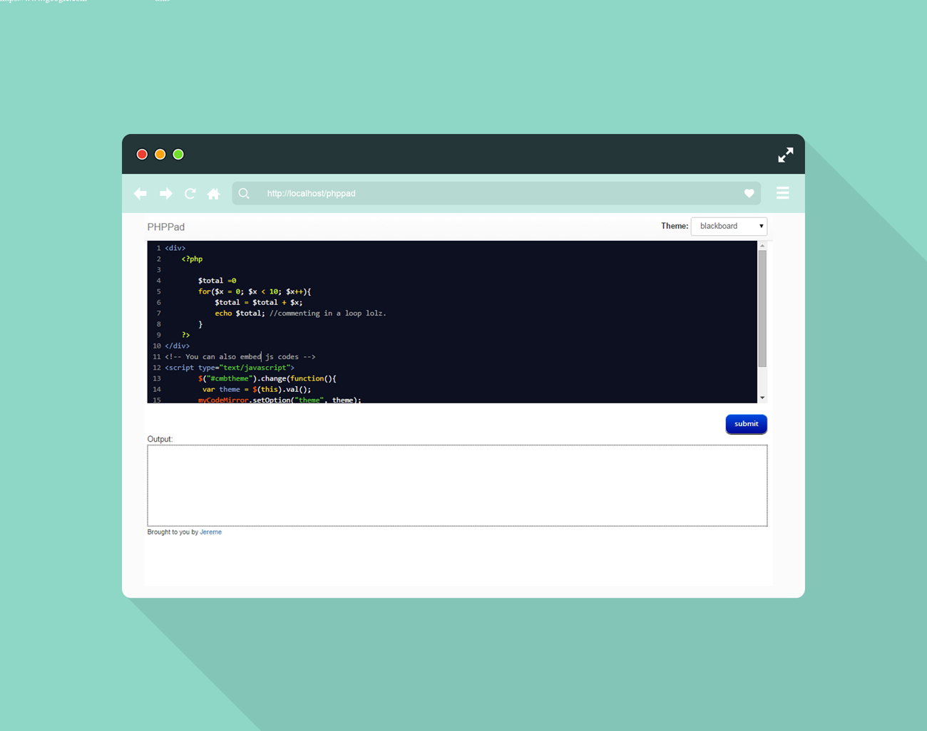 PHPPad - Run PHP scripts quickly